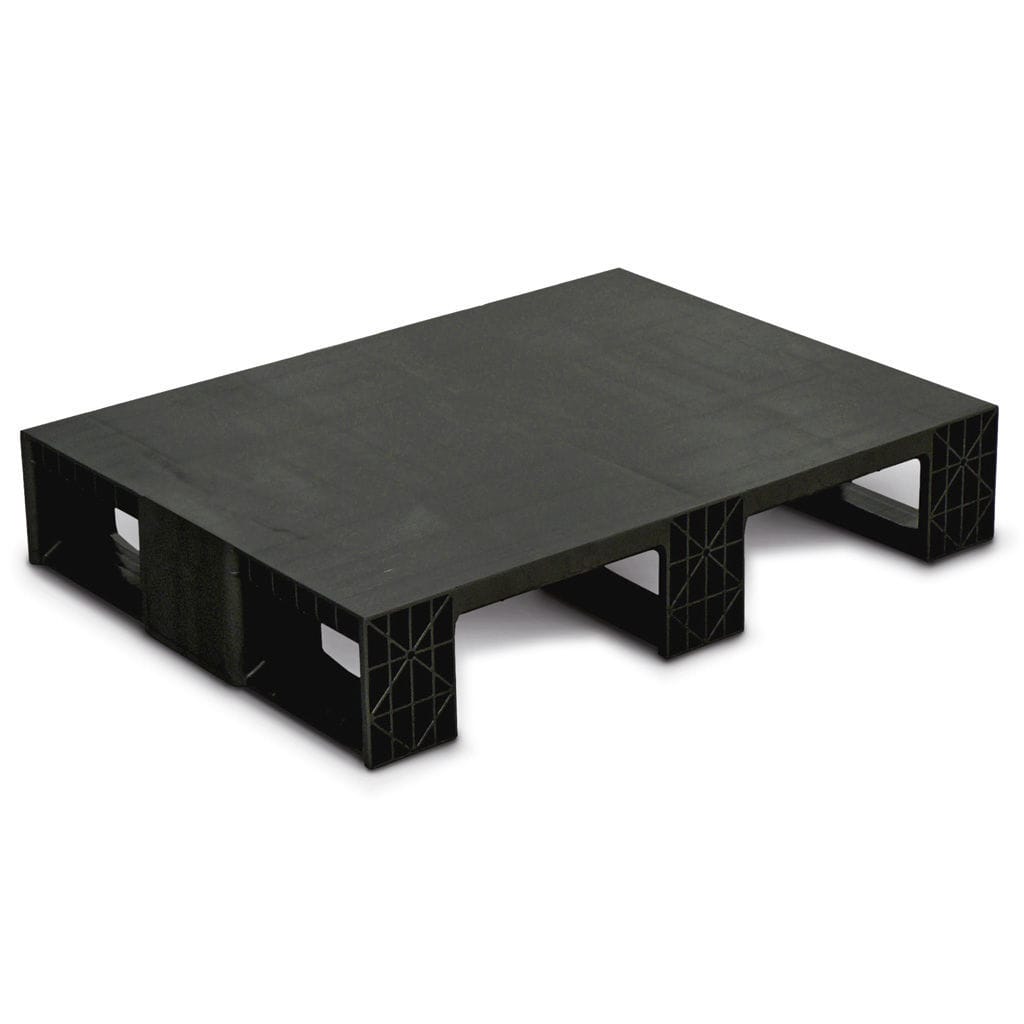 Plastic pallet - UPAL ESD series - Utz - Euro / industrial / solid deck