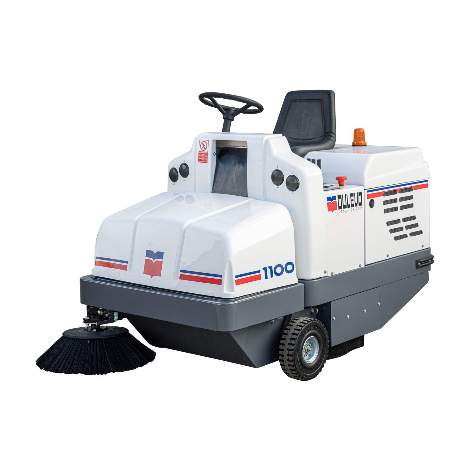 Ride-on sweeper - Dulevo 1100 - DULEVO INTERNATIONAL - diesel engine ...
