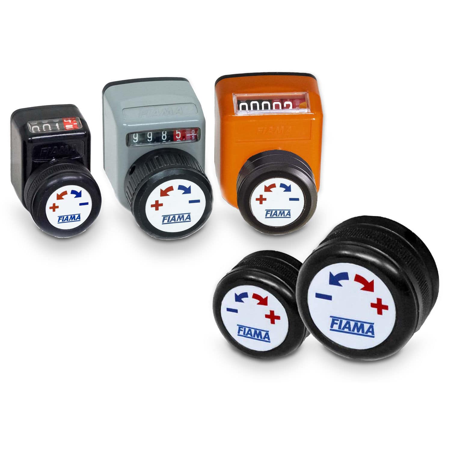 Rotating knob - PM - FIAMA - non-threaded / round / aluminium