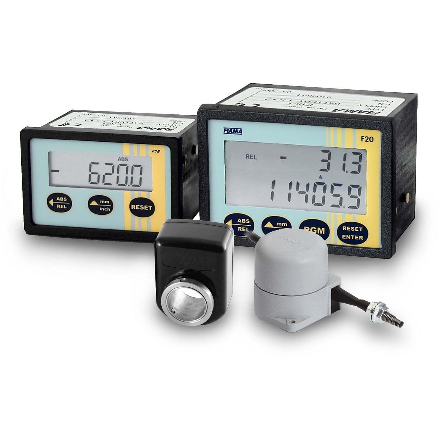 Transducer display - F20K - FIAMA - LCD / numeric / position