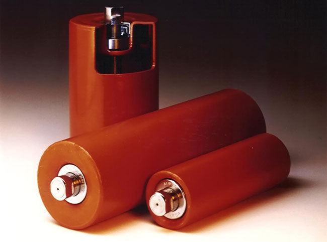 Slip-on conveyor roller - MPS series - Rulli Rulmeca - steel