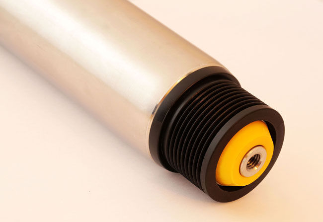 Belt-driven conveyor roller - 135 series - Rulli Rulmeca - steel