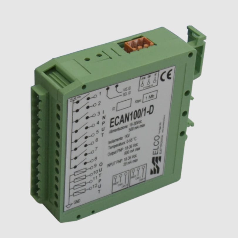 Analog I/O module - ECAN 100/1 - ELCO Elettronica di A. Ligabue e C ...