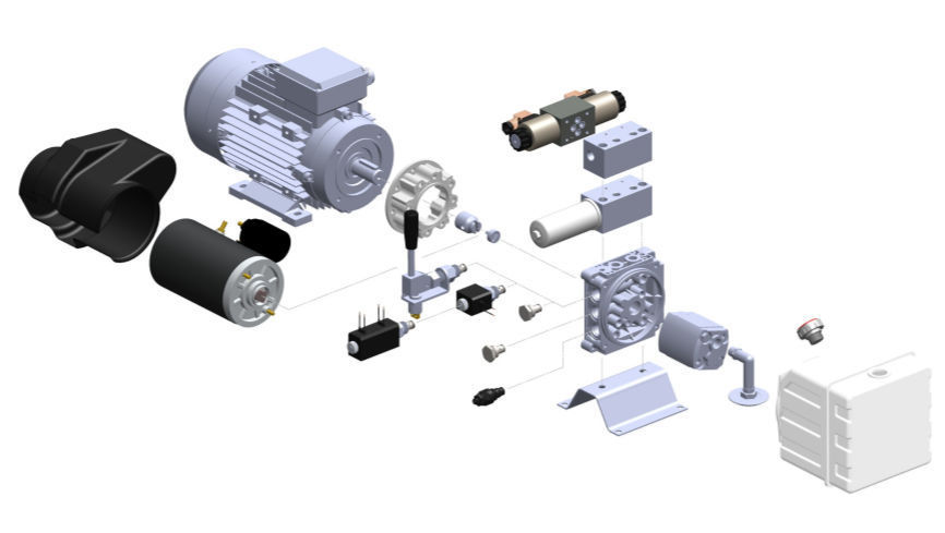 Electrically-powered hydraulic power unit - HPM - Hydraproducts - for ...