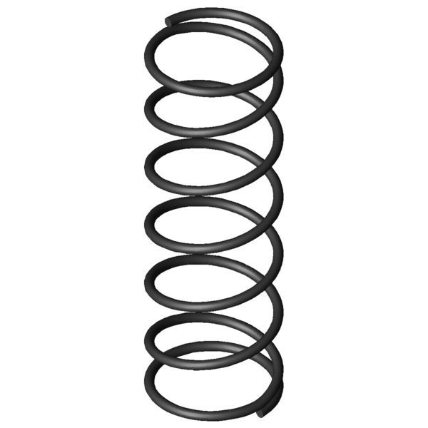 Compression spring - D-003 - GUTEKUNST FEDERN - wire / carbon steel / PC