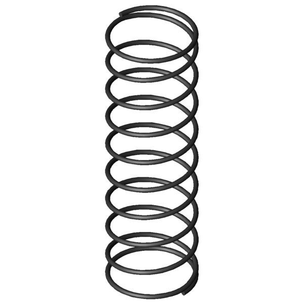 Compression spring - D-011Y - GUTEKUNST FEDERN - wire / carbon steel