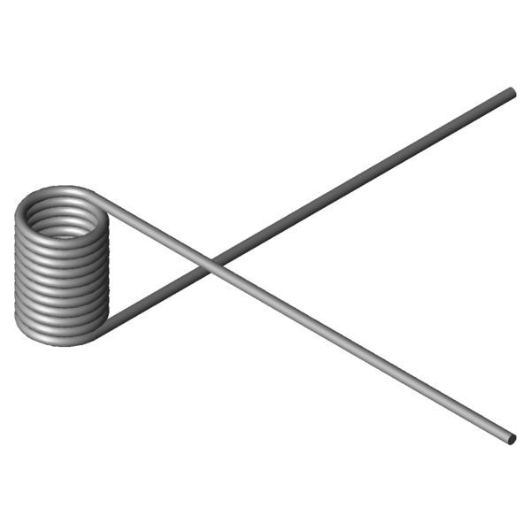 Torsion spring - T-16027L - GUTEKUNST FEDERN - wire / stainless steel