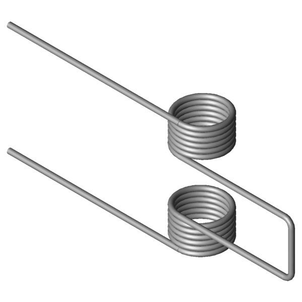 Double torsion spring - DSF-110 - GUTEKUNST FEDERN - wire / stainless steel