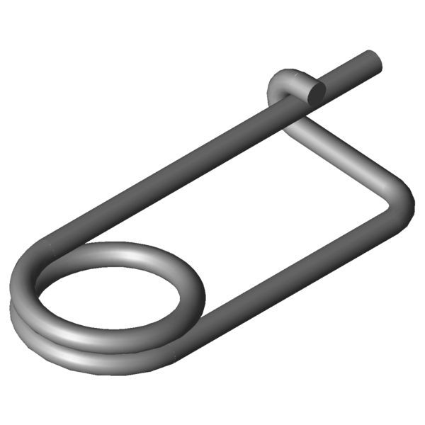 Beta pin - C400-14L - GUTEKUNST FEDERN - steel / safety