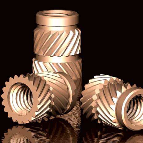 Threaded insert - Dedsert® - TAPPEX - metal / round / ultrasonic installation