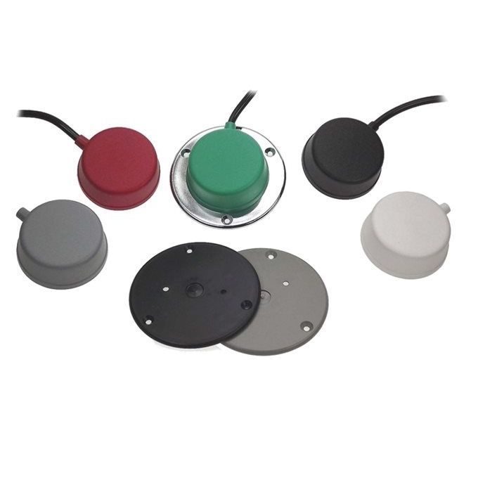 Control foot switch - 6431 - HERGA - pneumatic / single pedal