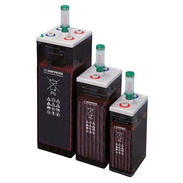 Lead-acid battery - power V H - HOPPECKE - thin / for UPS / liquid ...
