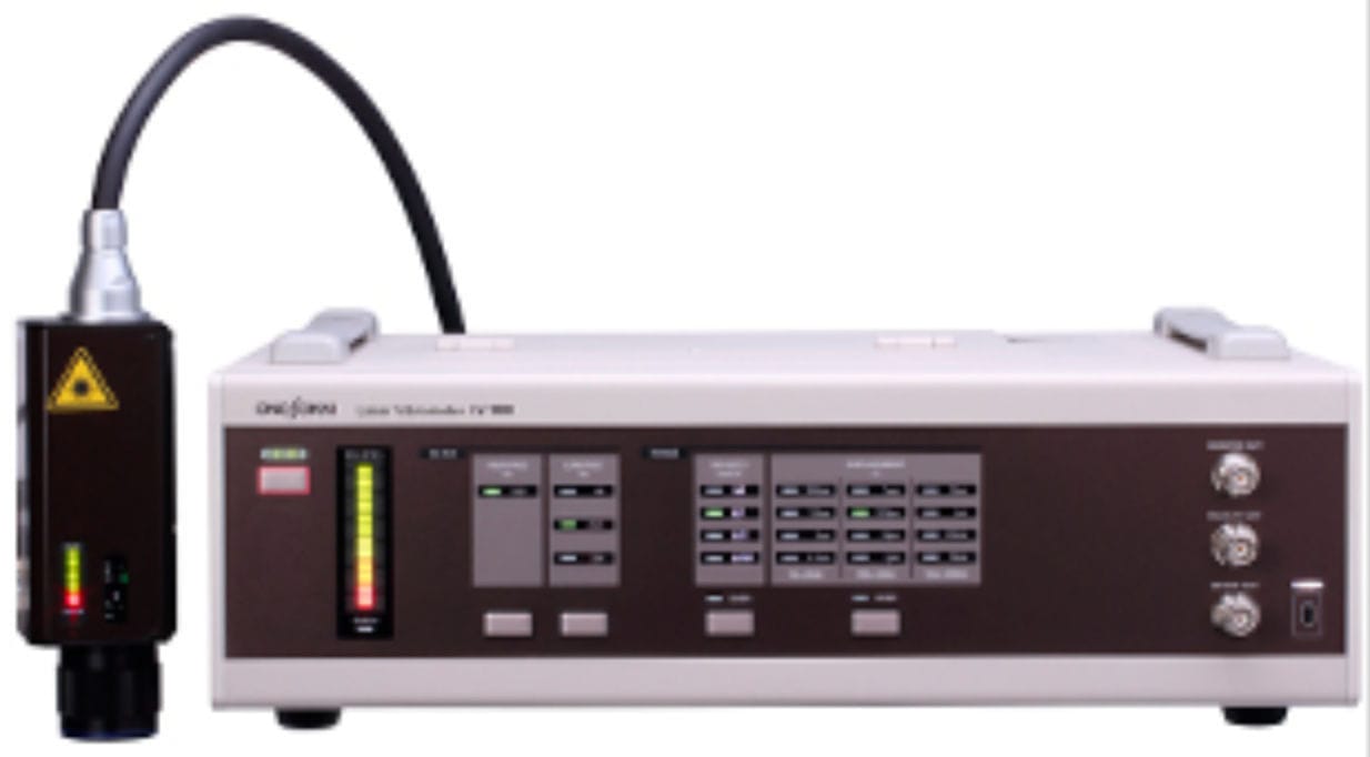 Laser vibrometer - LV-1800 - Onosokki - portable / non-contact