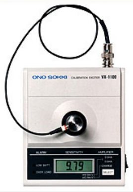 Accelerometer calibrator - VX-1100 - Onosokki - compact / digital