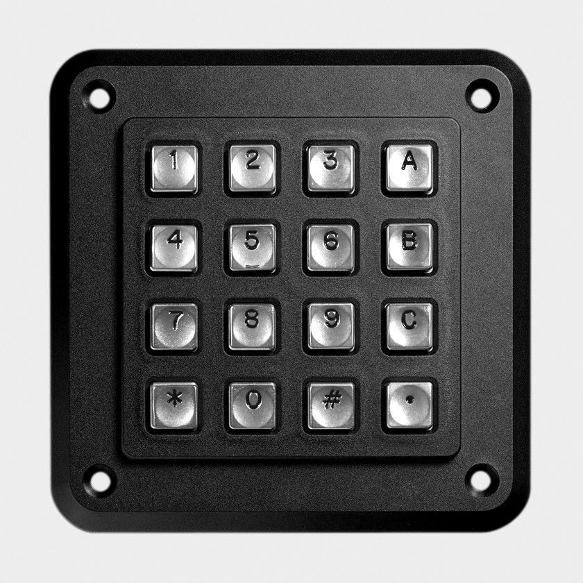 16-key keypad - PLX16020 - Storm Interface - wall-mounted / zinc ...