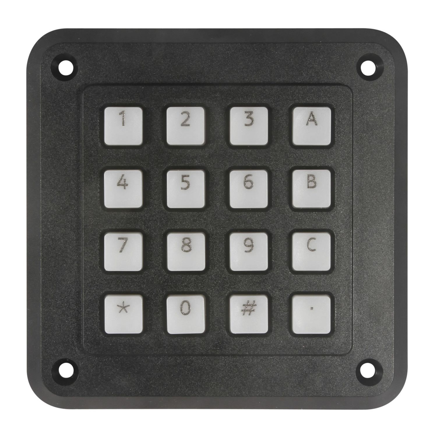 16-key keypad - 3K16T10 - Storm Interface - panel-mount / polymer / IP54