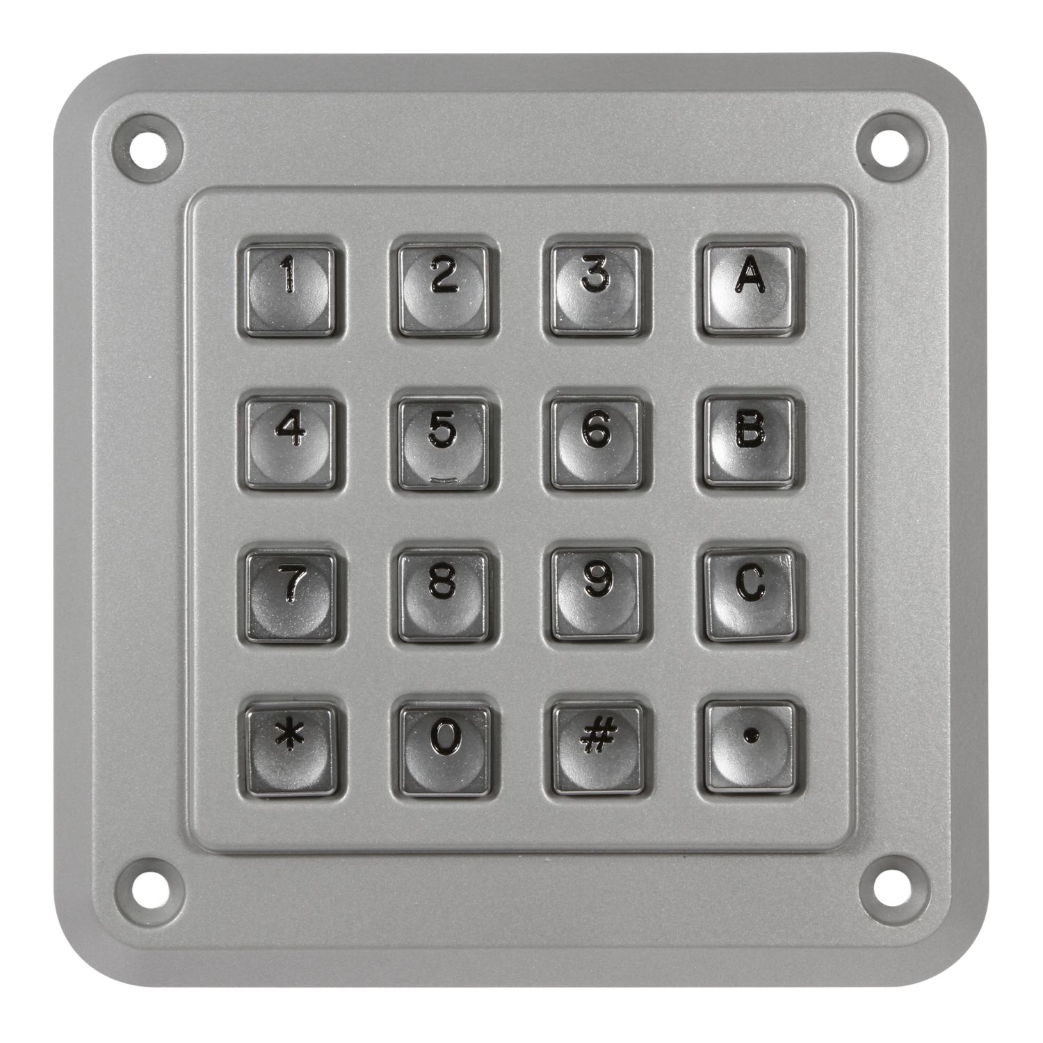 16-key keypad - 1K16T10 - Storm Interface - panel-mount / metal / IP65