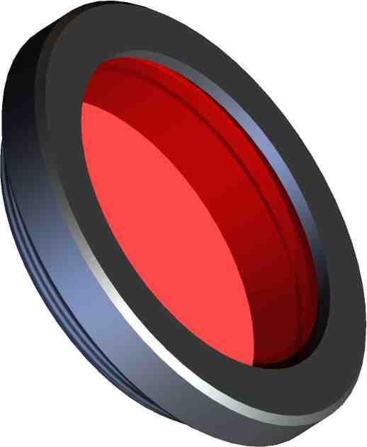 Red optical filter - RF series - VISION & CONTROL