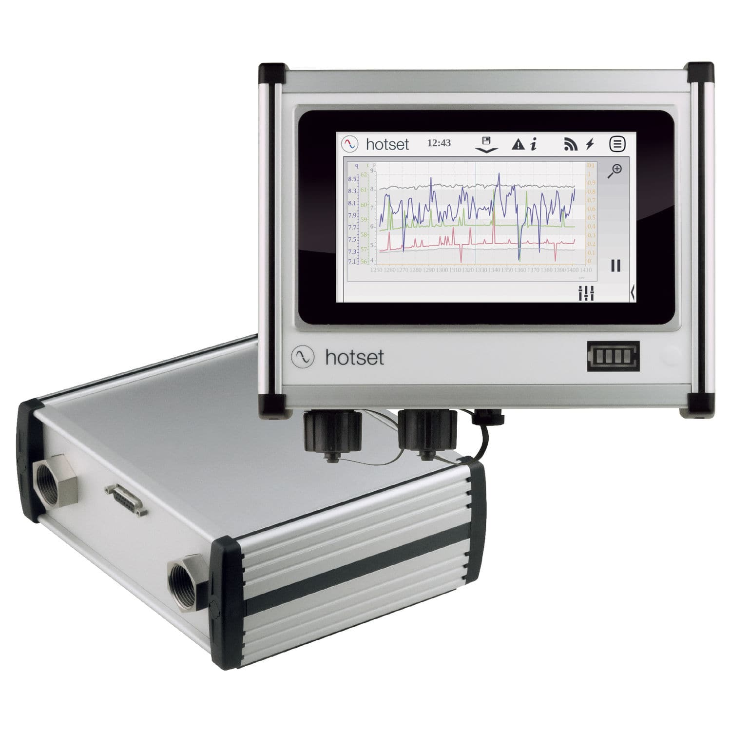 Temperature data-logger - D-System - Hotset GmbH - pressure / flow / USB