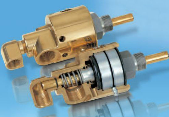 Water rotary joint - DP series - MAIER - multi-passage / for the ...