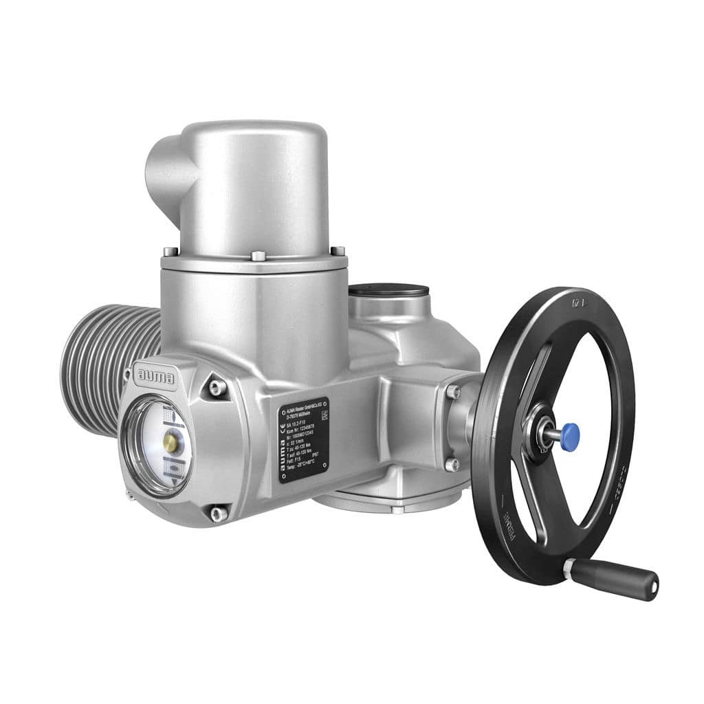 Electric valve actuator - SA series - AUMA - manual / multi-turn / worm gear