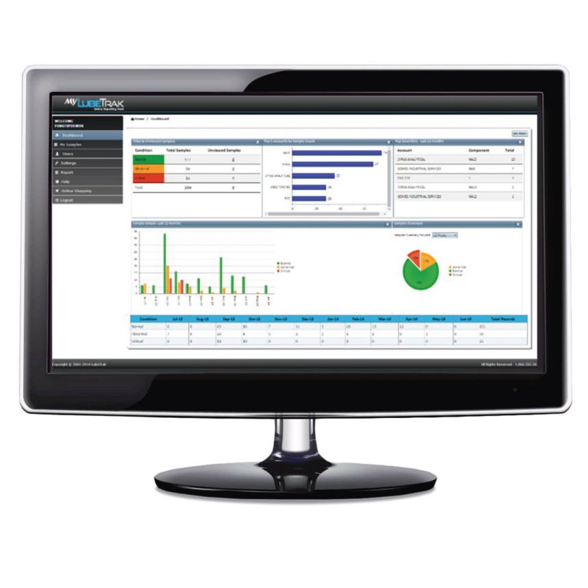 Reporting software - LubeTrak - Spectro Scientific - lubrication ...