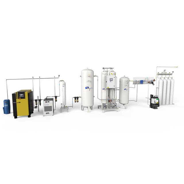 Bottle filling rig - FS series - Oxywise, s.r.o. - oxygen