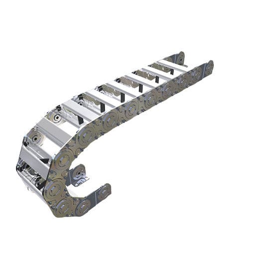 Open drag chain - SLE Series - EKD Systems GmbH - steel / stainless ...
