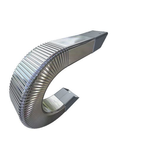 Fully-enclosed drag chain - SFK - EKD Systems GmbH - steel / galvanized ...