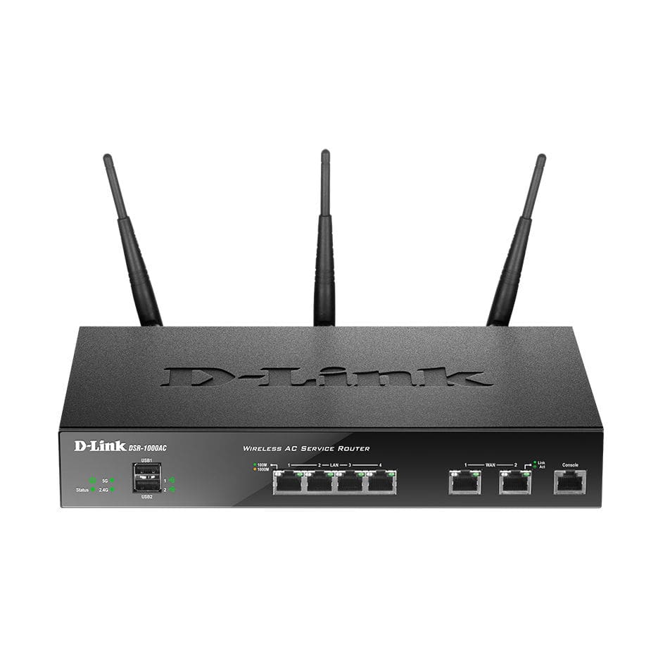 Wireless communication router - DSR-1000AC - D-Link® - point-to-point ...