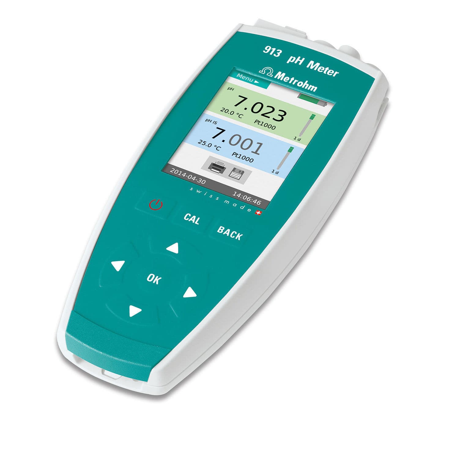 Portable pH meter - 913 pH Meter - Metrohm - laboratory / digital ...