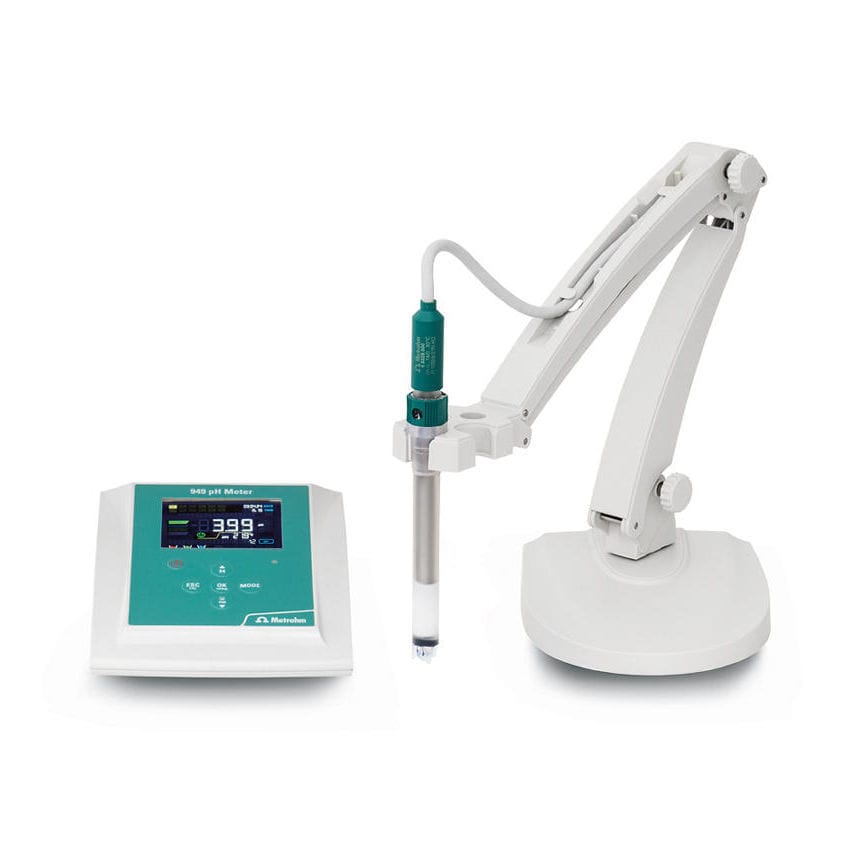 PH measuring device - 949 pH Meter - Metrohm - ORP / Pt1000 / laboratory