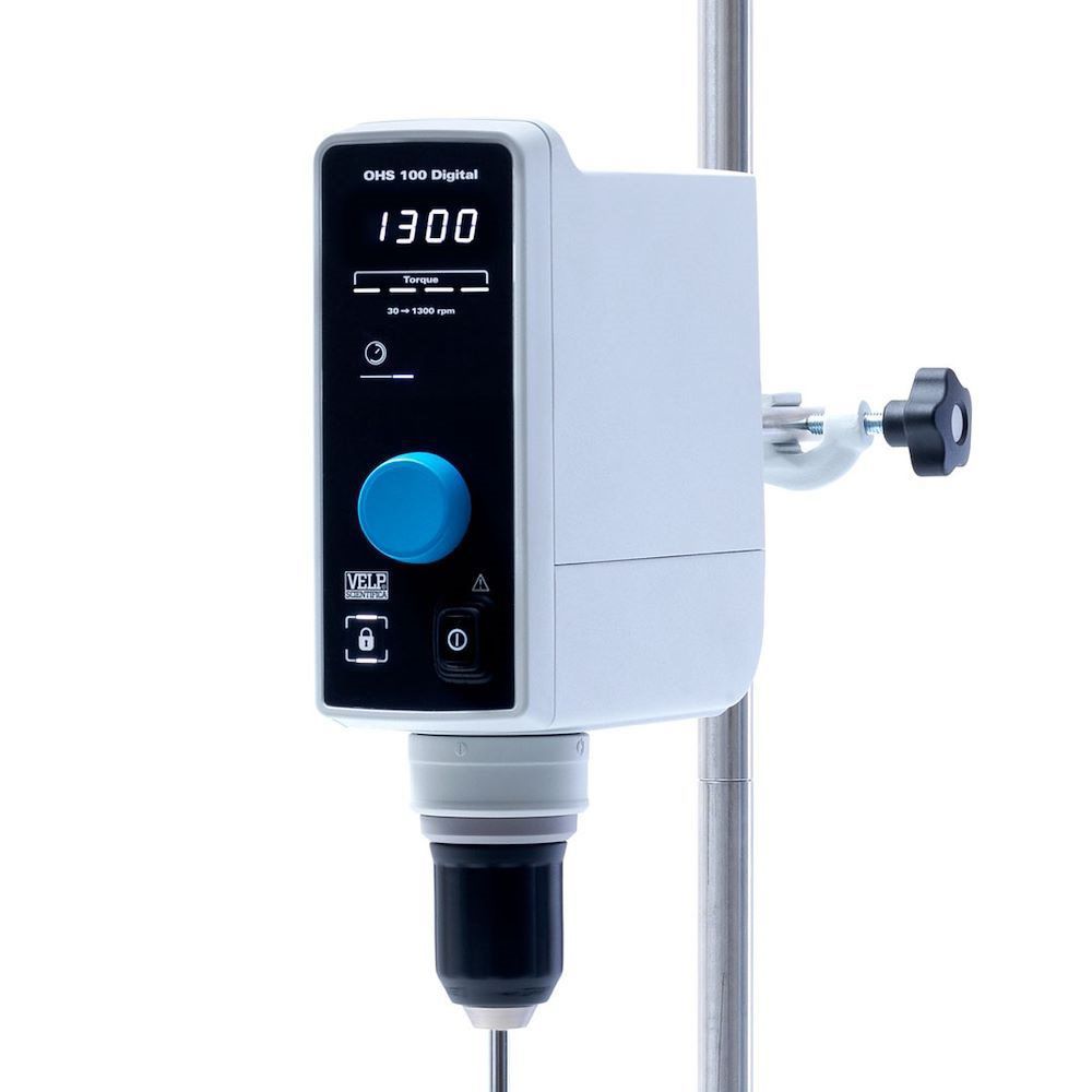 Overhead laboratory stirrer - OHS 100 series - VELP - digital ...