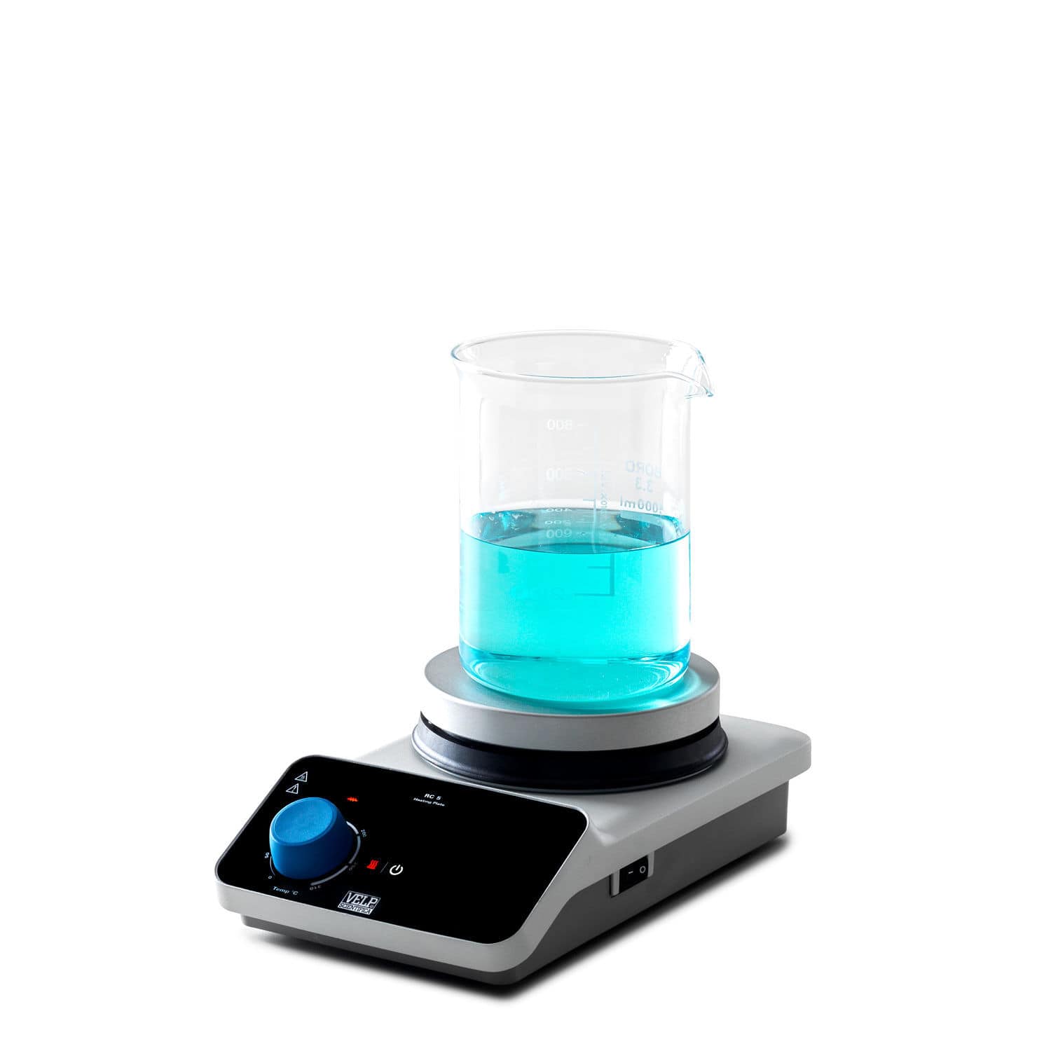 Laboratory hot plate - RC series - VELP - aluminum / coated / analog