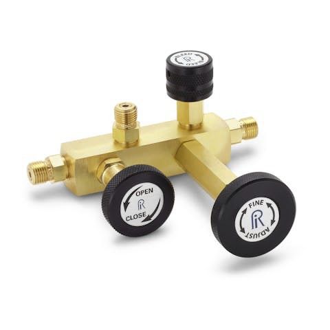 Calibration manifold - QTCM - Ralston - 2-channel / stainless steel / gas