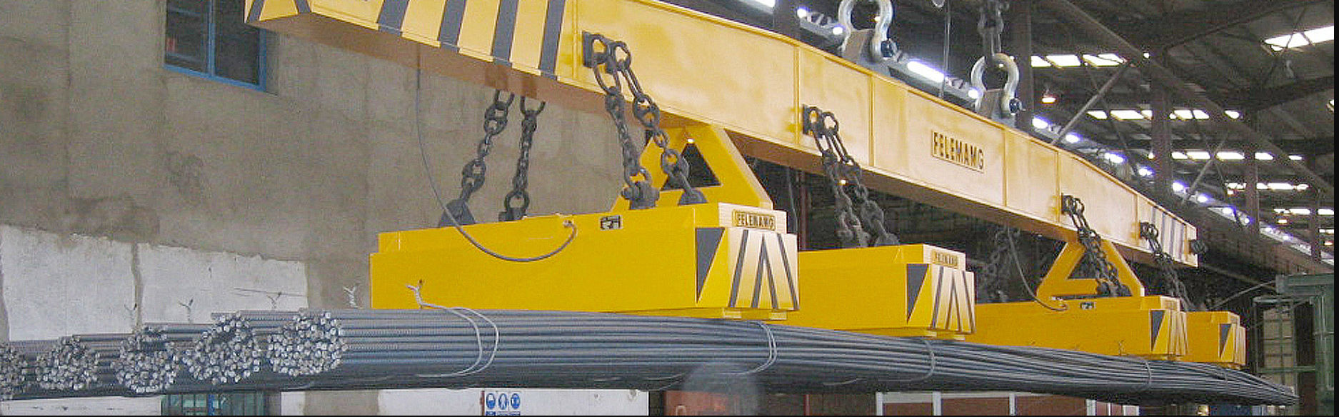 Steel beam electro lifting magnet - FELEMAMG - electrically switched