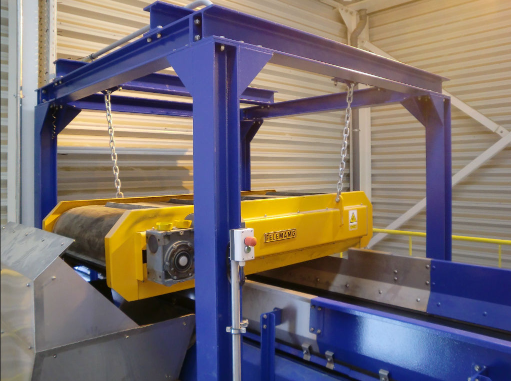 Belt separator - FELEMAMG - for non-ferrous metals / rubber / magnetic