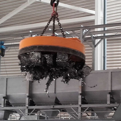 Circular electro lifting magnet - CN, CS, CSR, E - FELEMAMG - manually ...