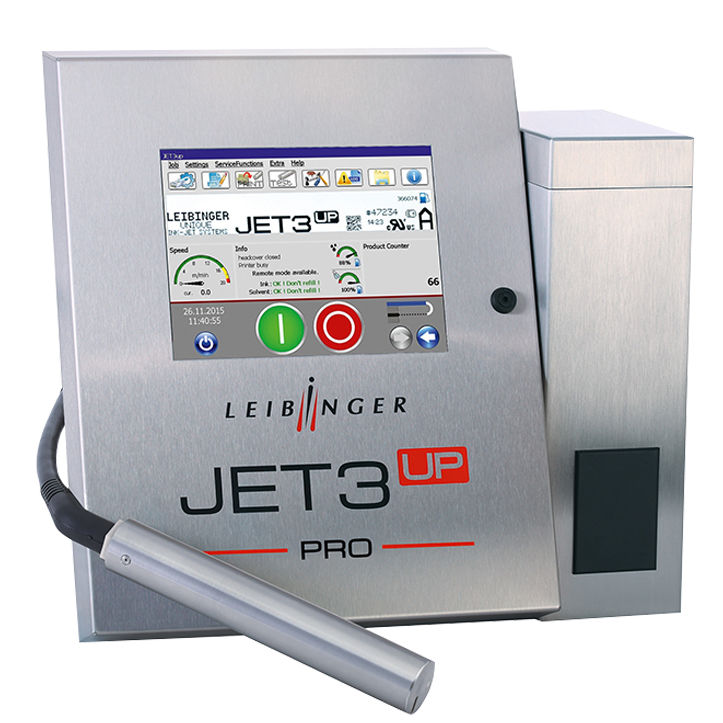 Continuous inkjet printer - JET3up PRO - Leibinger - for integration / industrial