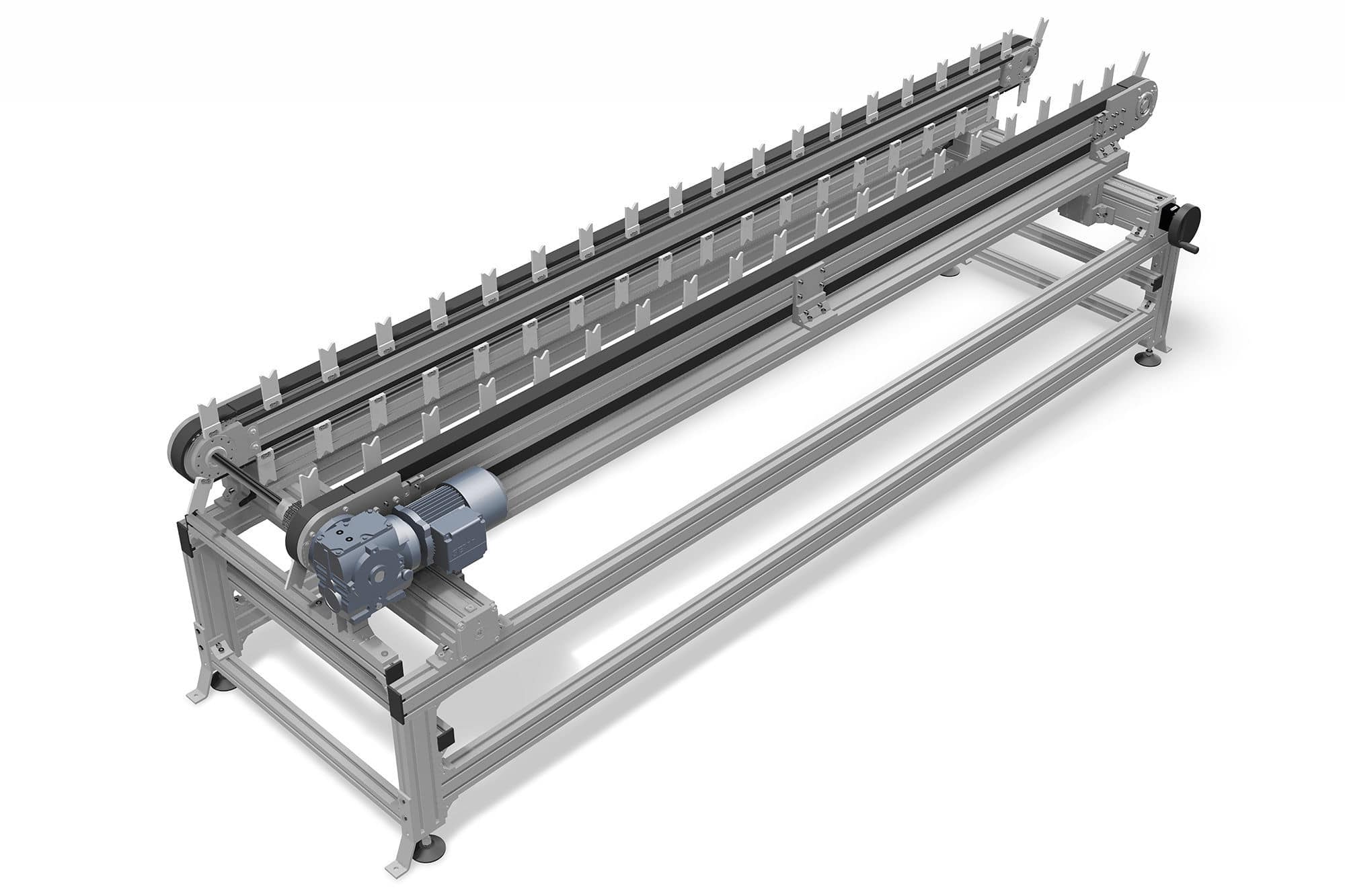 Chain conveyor / workpiece / horizontal / compact - TKU 2040 series ...