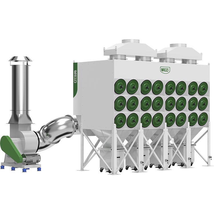 Dust suction system - VFO Series - VILLO Tech - centralized