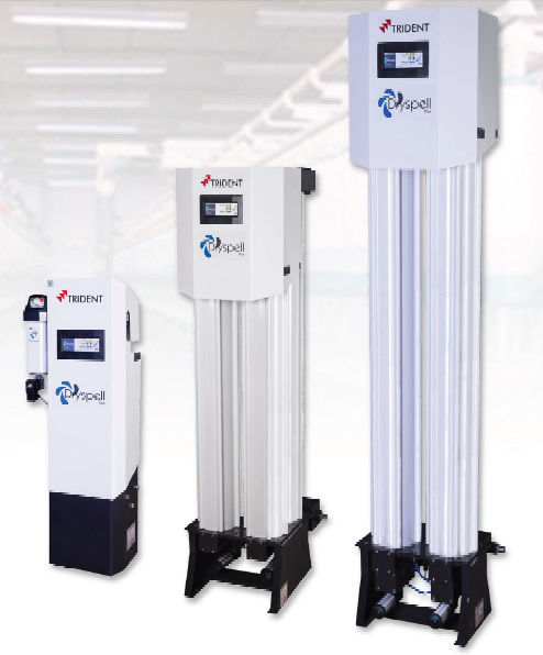 Heatless adsorption compressed air dryer - Dryspell Plus - Trident ...
