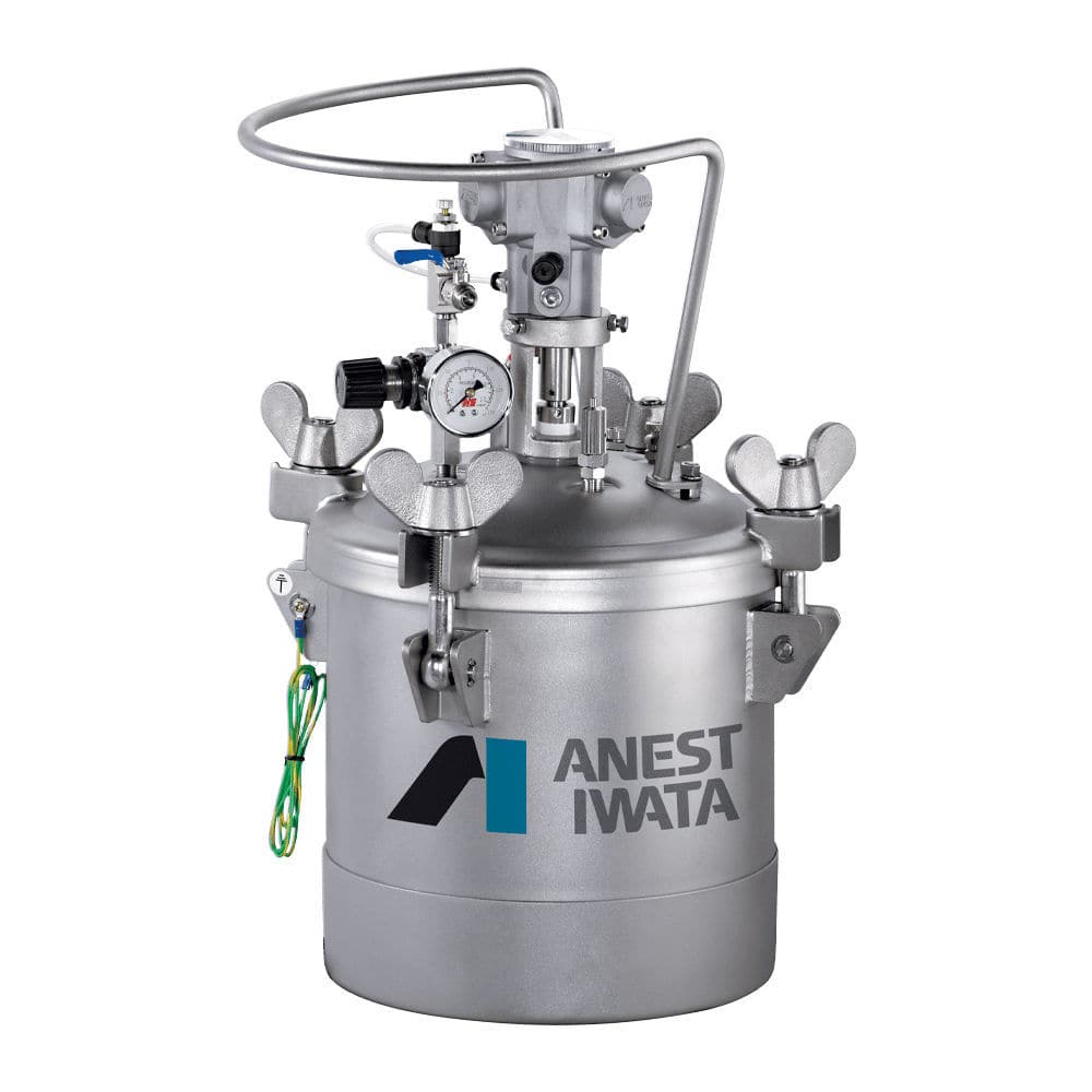 Handling tank - PET series - Anest Iwata - stainless steel / pressure ...