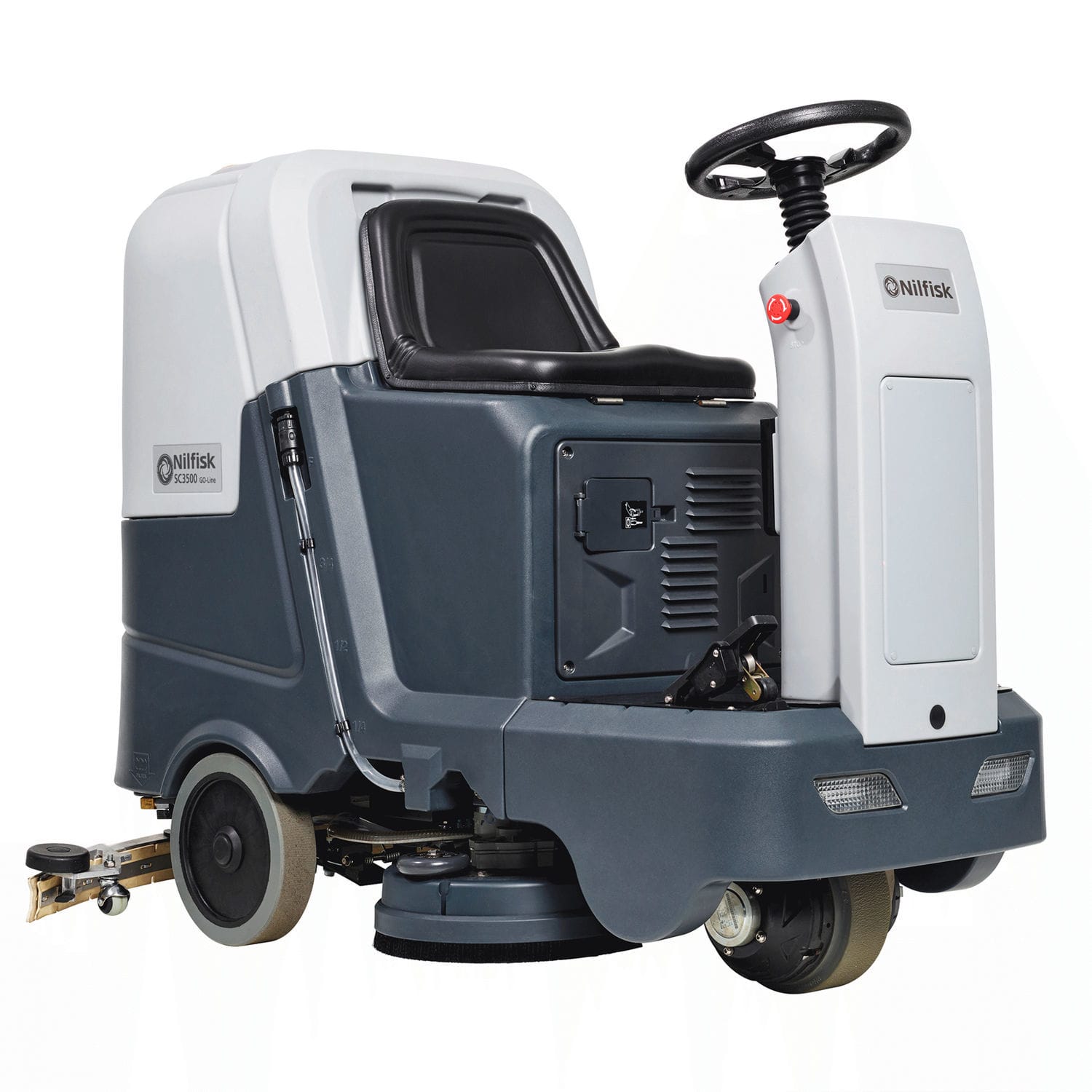 Ride-on scrubber-dryer - SC3500 series - Nilfisk - battery-powered ...