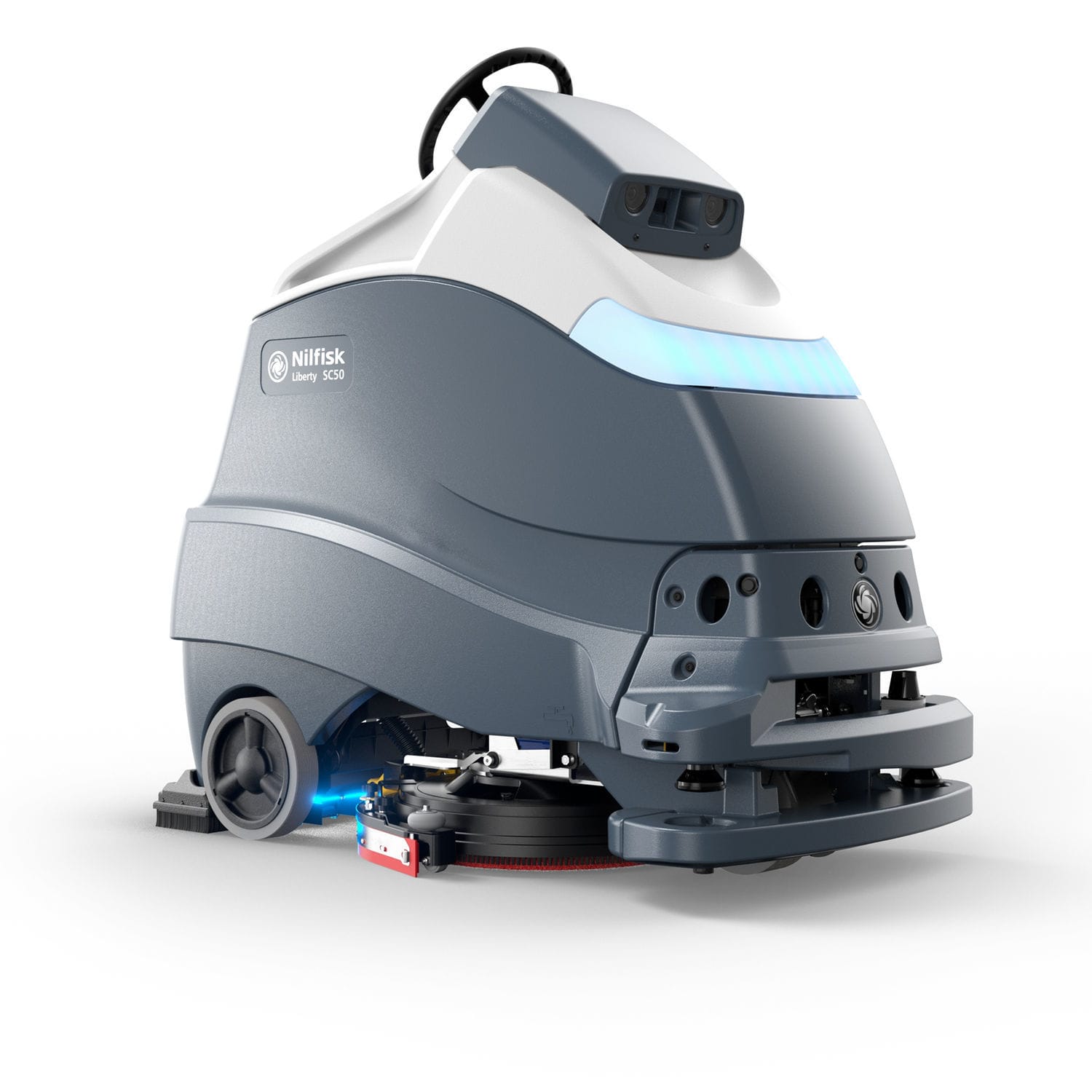 Ride-on scrubber-dryer - Liberty SC50 UVGI series - Nilfisk - battery ...