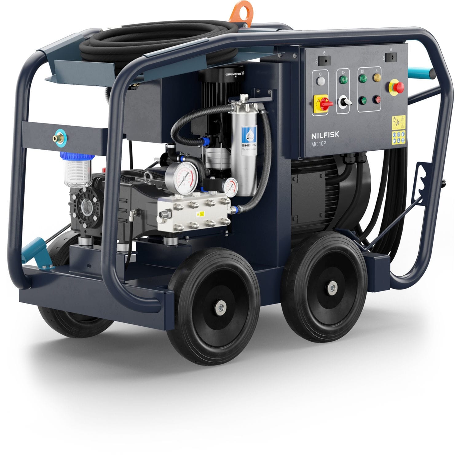 Cold water high-pressure cleaner - MC 10P series - Nilfisk - electric ...