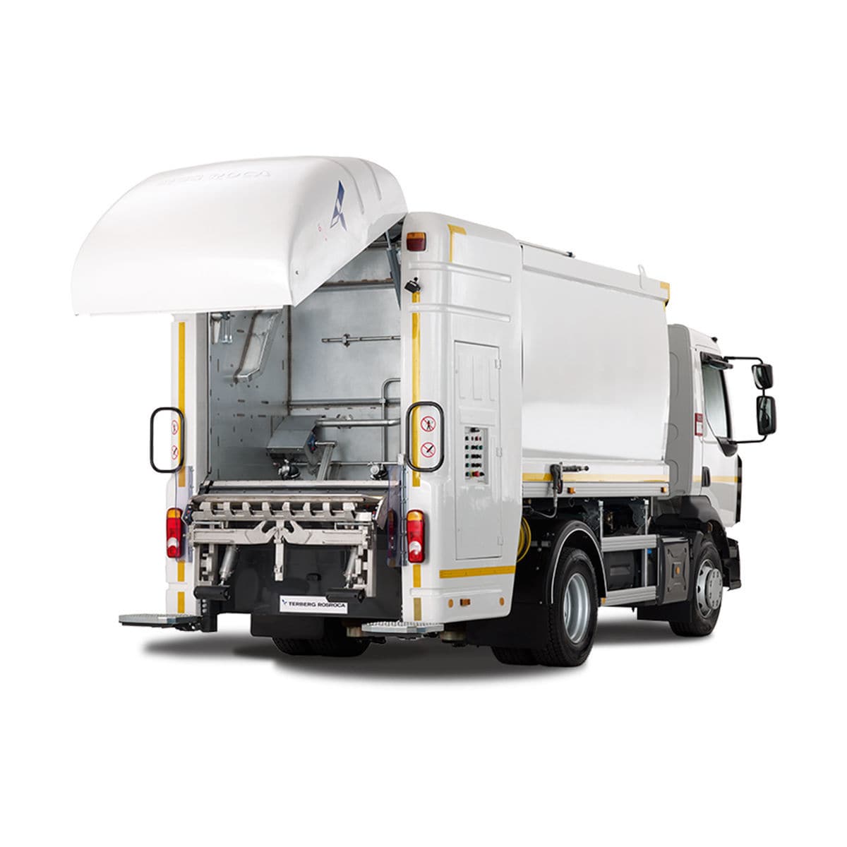 Rear-loader bin washer - Dennis Eagle - automatic