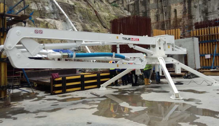 Concrete placing boom - PB17B-3R-II - Hangzhou Truemax Machinery ...