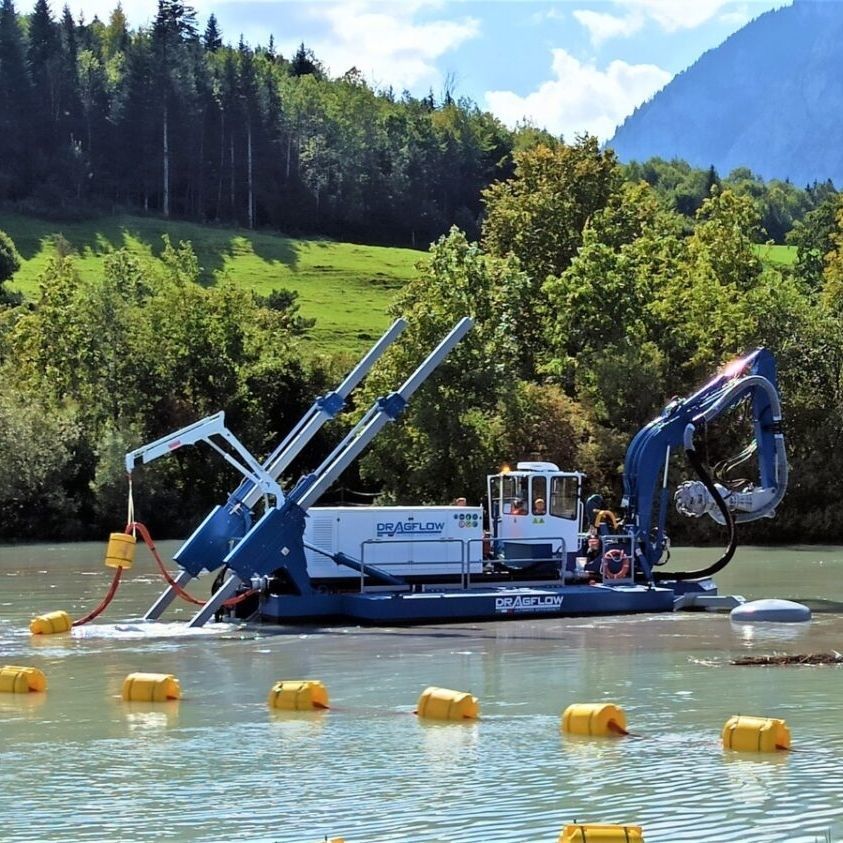 Amphibious dredger - DRSP - DRAGFLOW