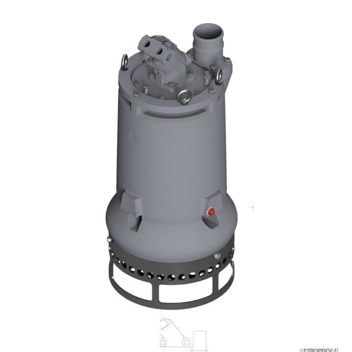 Slurry pump - HY 24 - DRAGFLOW - hydraulic motor / submersible / impeller